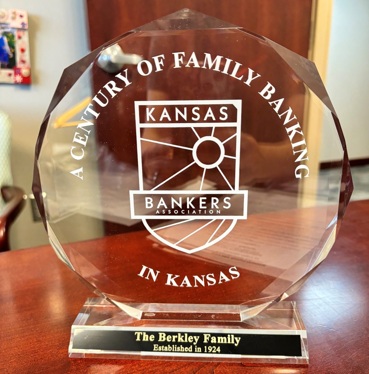 Berkley Family Receives Century of Family Banking Award - Bennington ...
